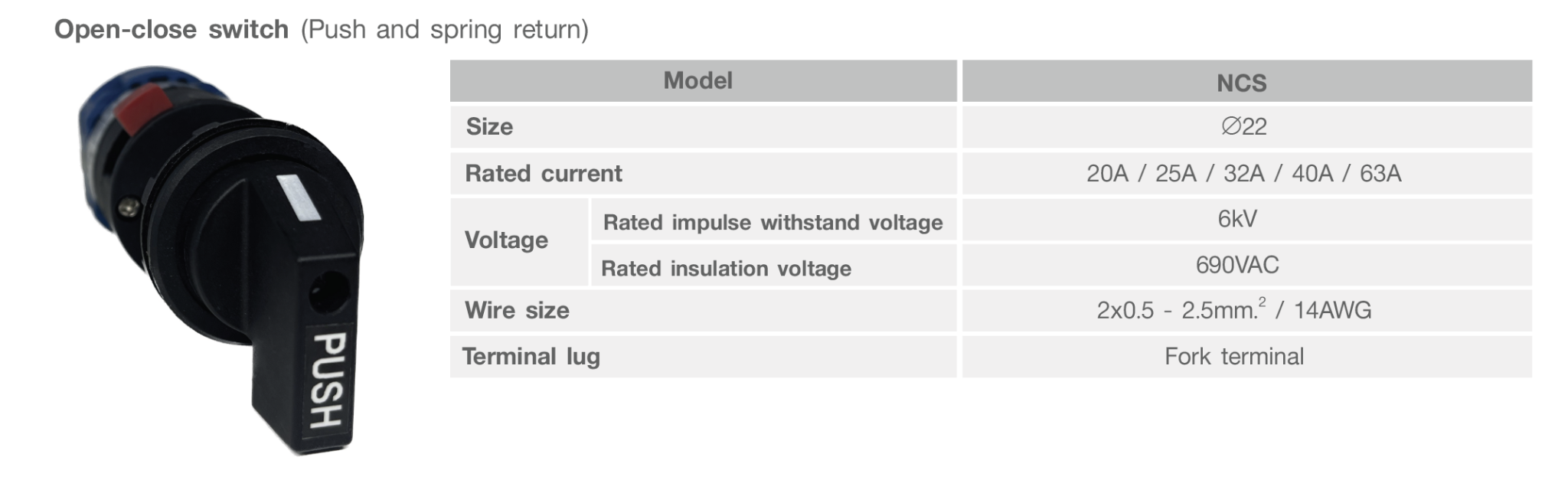 Cam Switches - ESPOWER