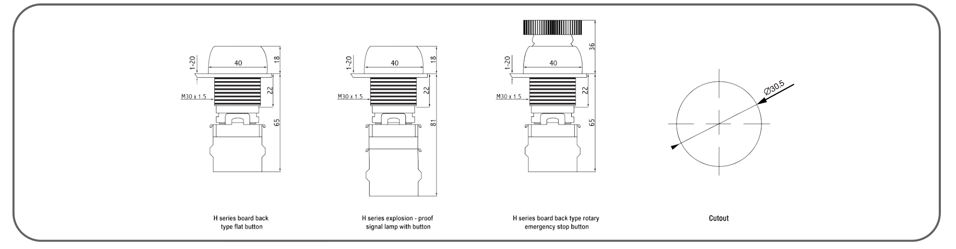 Push Button Switch (NPBH) - ESPOWER