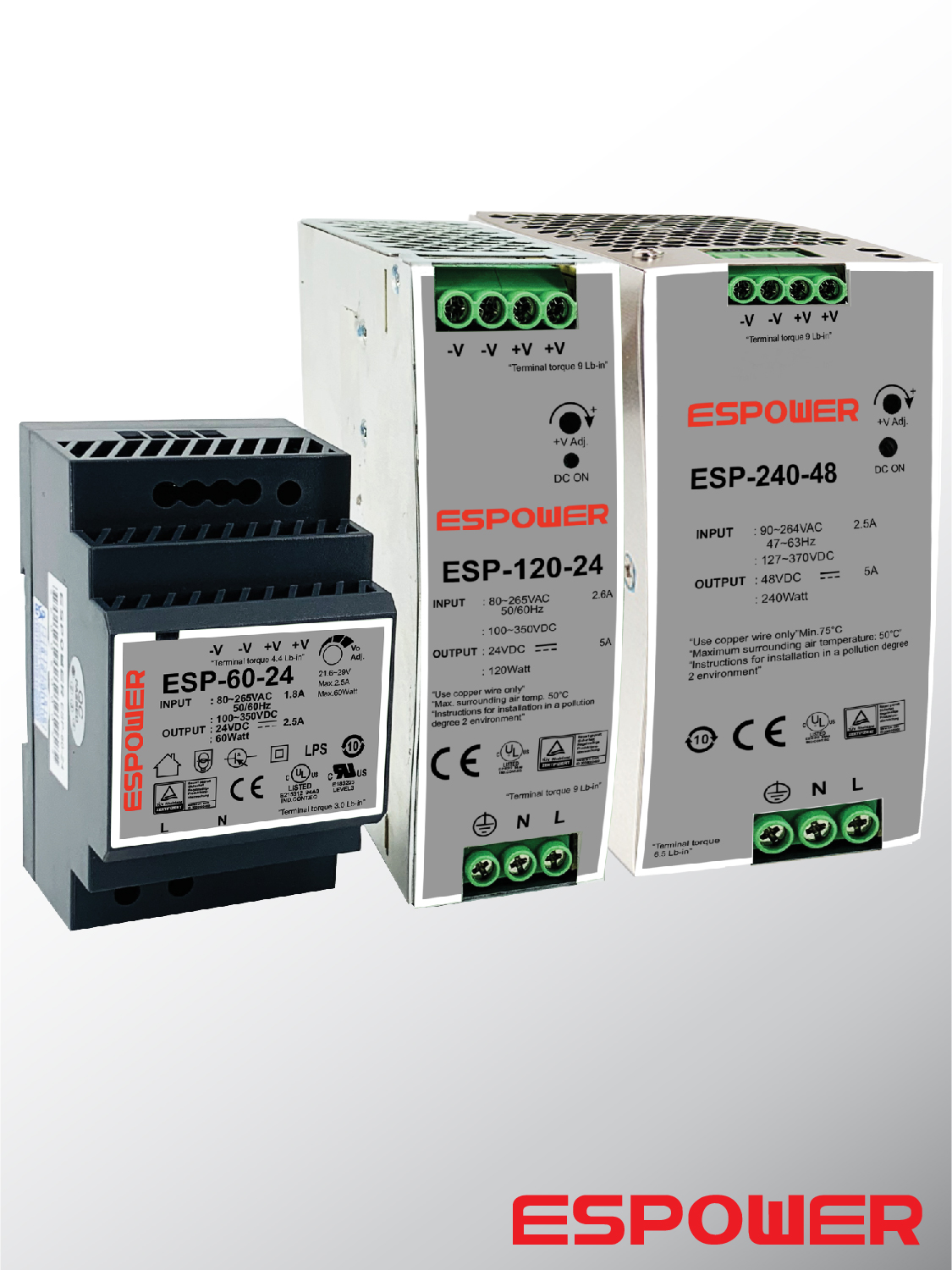 Main AC/DC Power supply system - ESPOWER