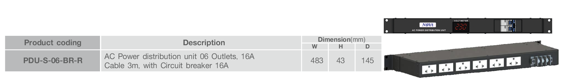 AC Power Distribution Unit (BR) - ESPOWER